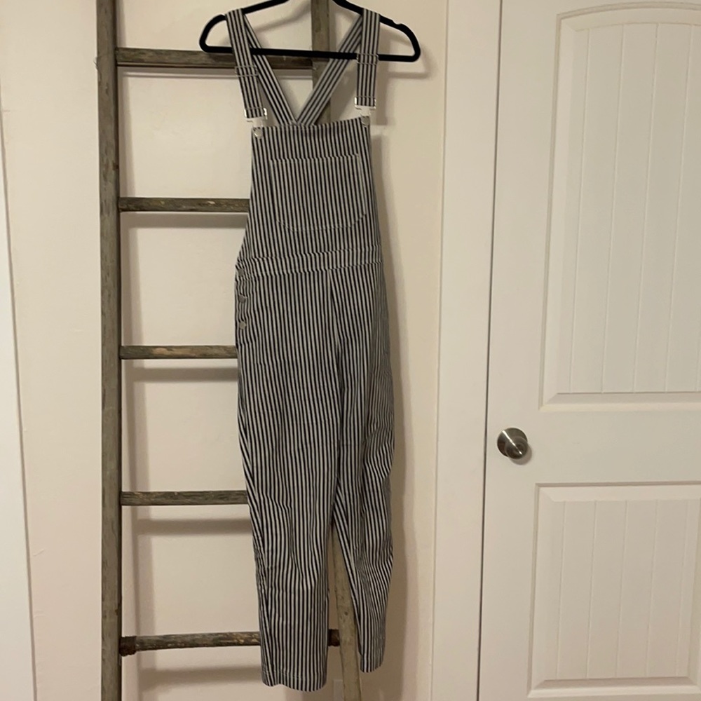 Storia Pinstripe Overalls - Gem